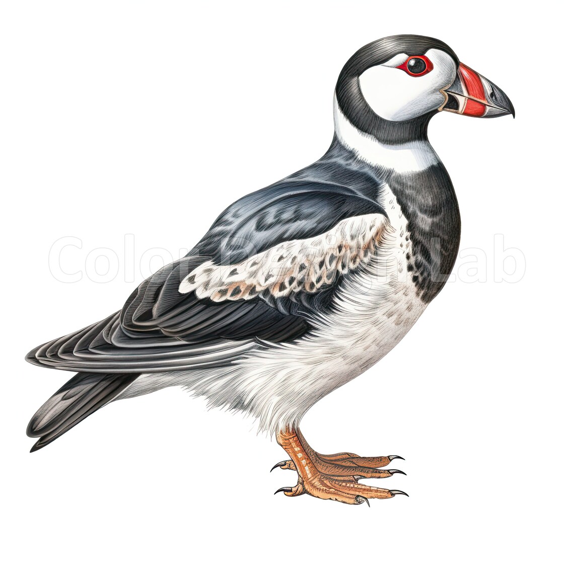 Atlantic Puffin Clipart Set 8 PNG High Resolution Digital - Etsy