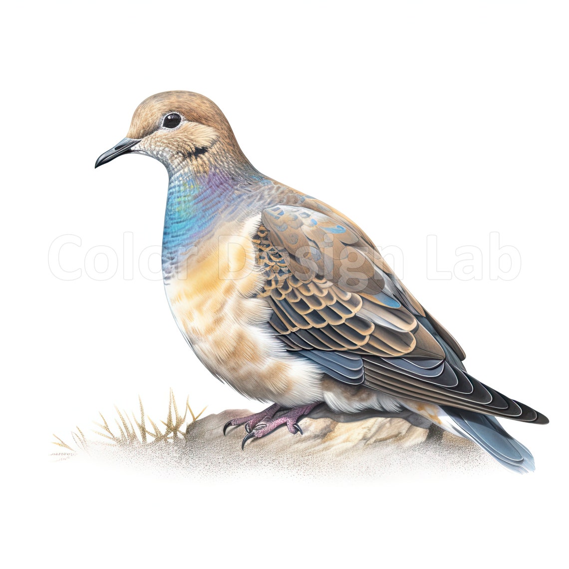 Mourning Dove Clipart 8 Printable Art Set High Quality PNG - Etsy