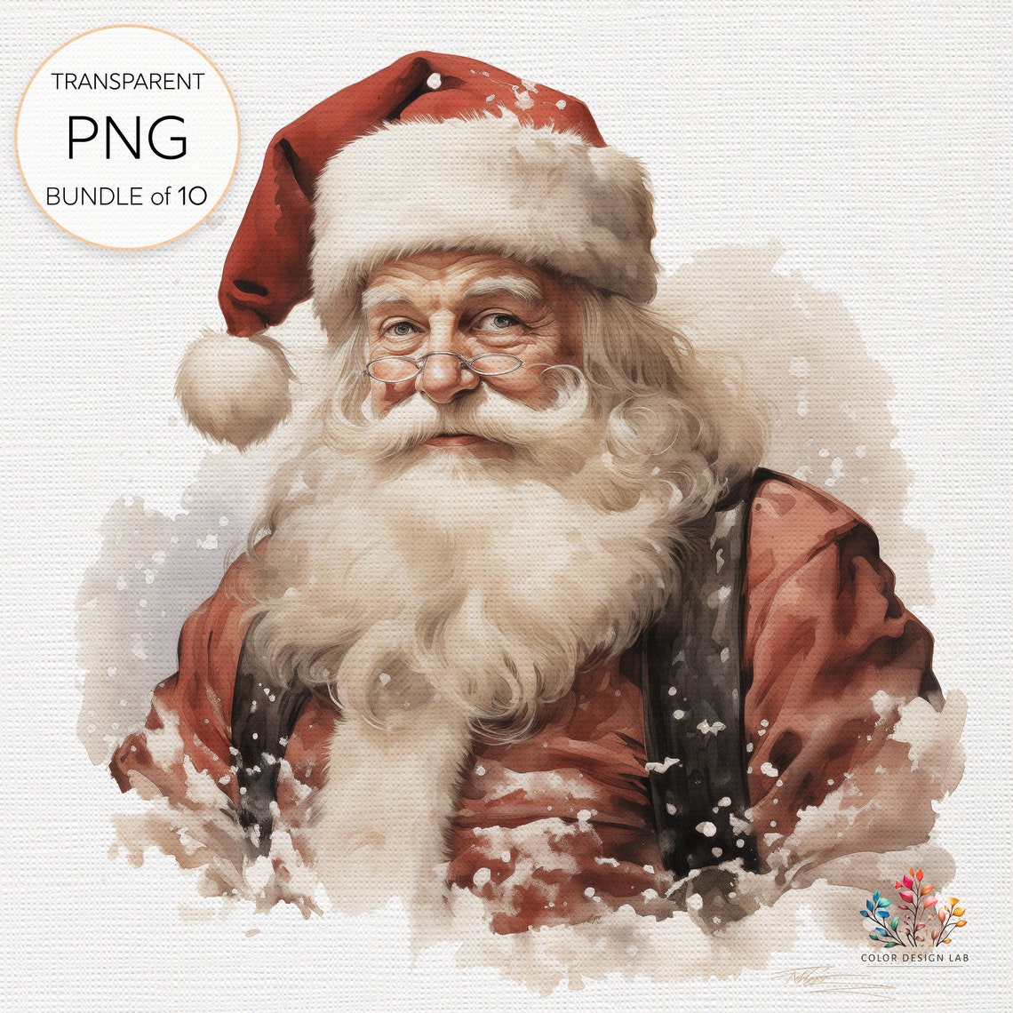 Victorian Vintage Santa Clipart: Classic St. Nicholas Illustration ...