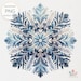 Elegant Snowflake Clipart Collection: Beautiful Transparent PNG Designs ...