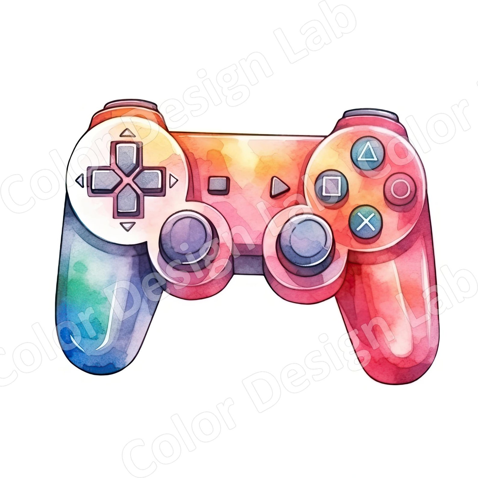 Game Controller Printable Clipart Set of 8 PNG Artwork - Etsy