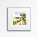 Country Lanes Printable Wall Art Set 8 Pngs of Country Road, Pathway ...