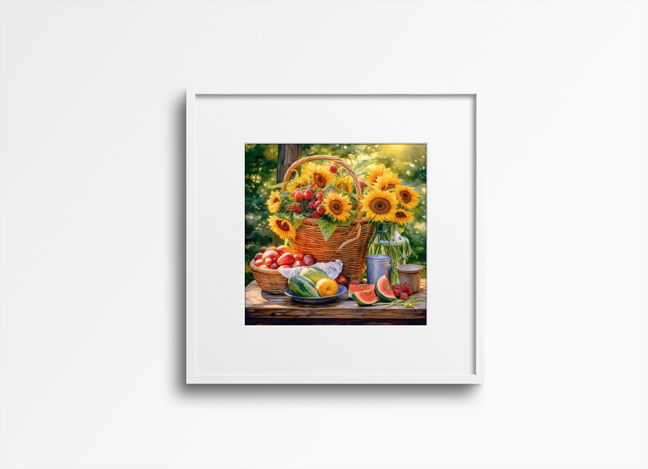 Summer's Bounty Printable Clipart Set 8 Pngs of Fruits - Etsy