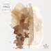 Sepia Tone Splash Watercolor Splashed Colors Clipart, Beige Brown Peach ...