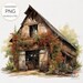Old Barn Clipart: Rustic Countryside Charm Captured in Detailed ...