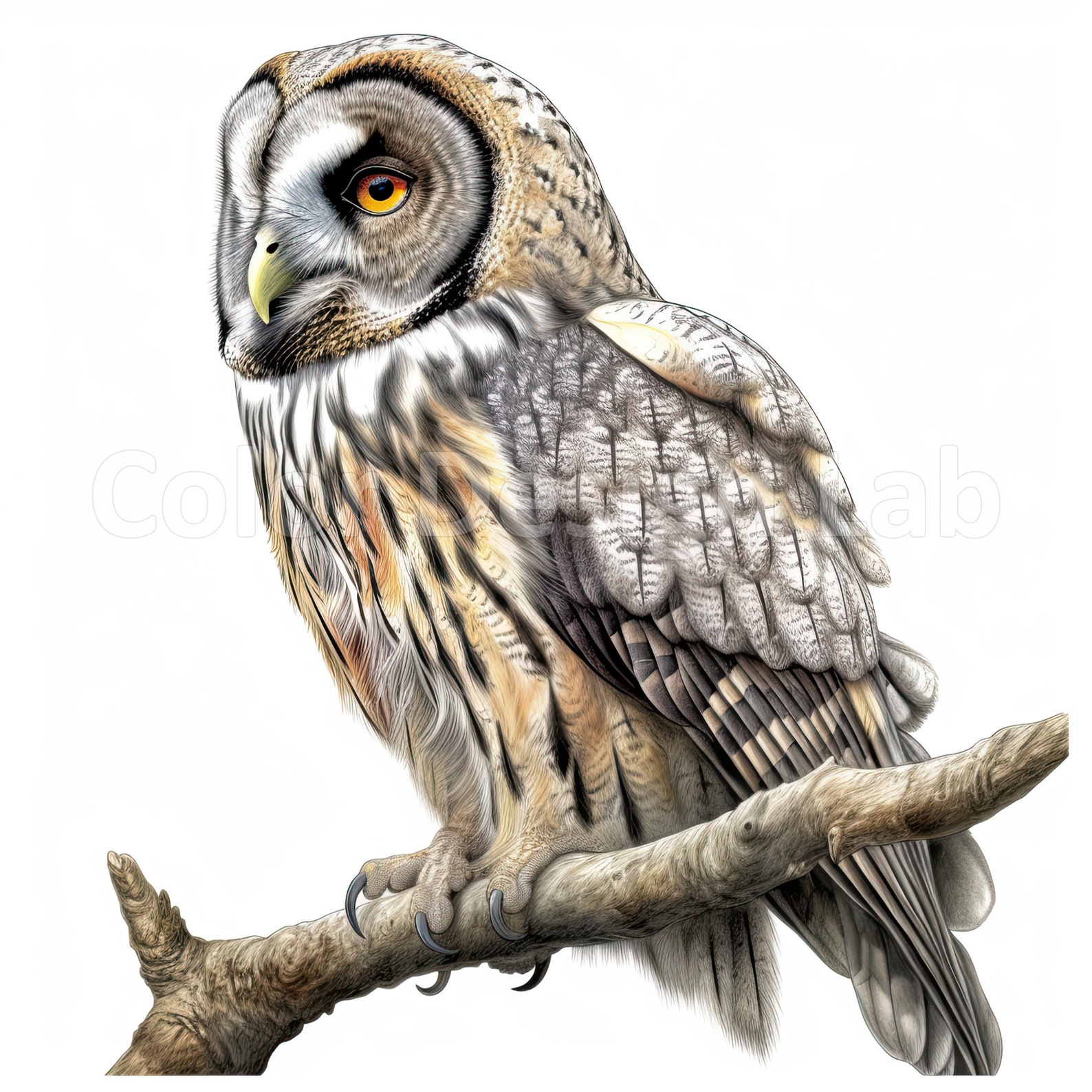 Barred Owl Clipart Set of 8 High-quality Barred Owl Art PNG - Etsy