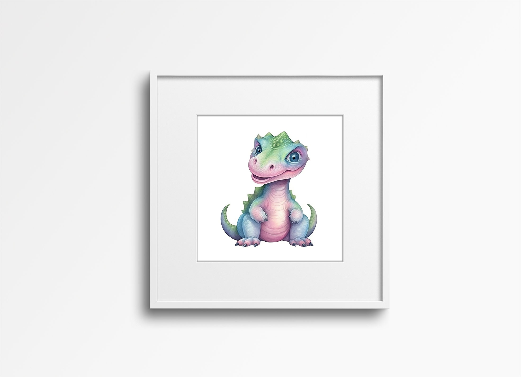 Cute Dinosaur Clipart Set 8 High-resolution Pngs Digital - Etsy