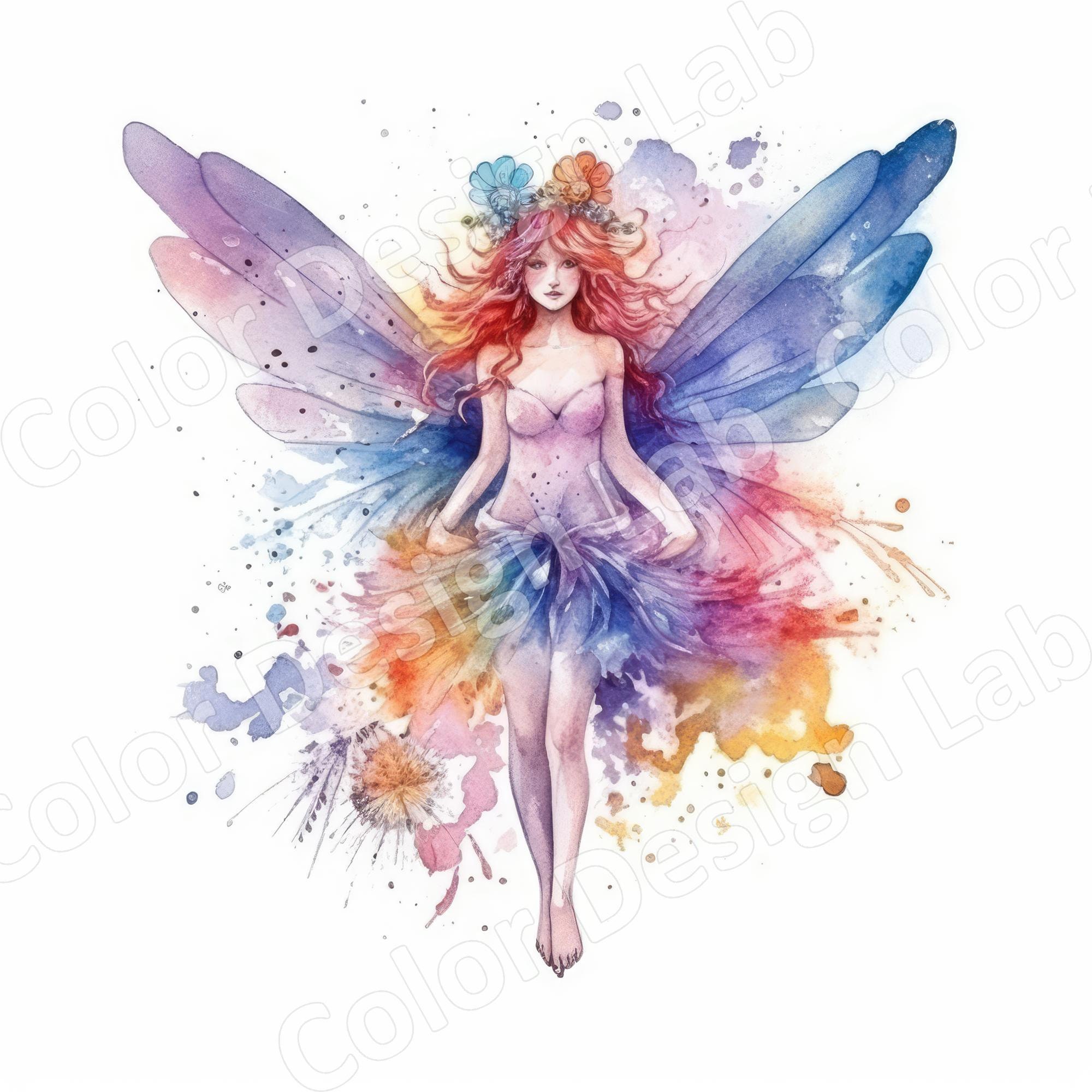 Magical Fairy Printable Clipart Set 8 High-resolution Pngs - Etsy