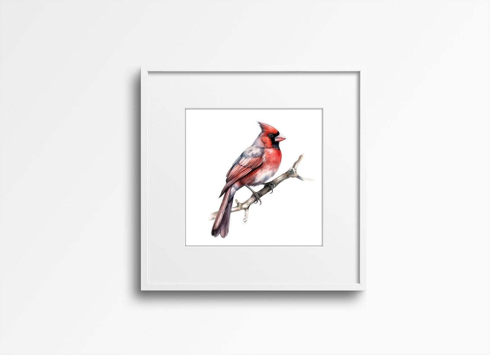 Red Cardinal Printable Clipart Set, 8 High-resolution Pngs of the Bird ...