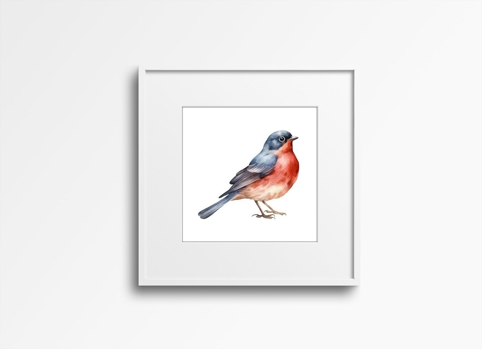 Christmas Robin Printable Clipart Set 8 High-resolution Pngs - Etsy