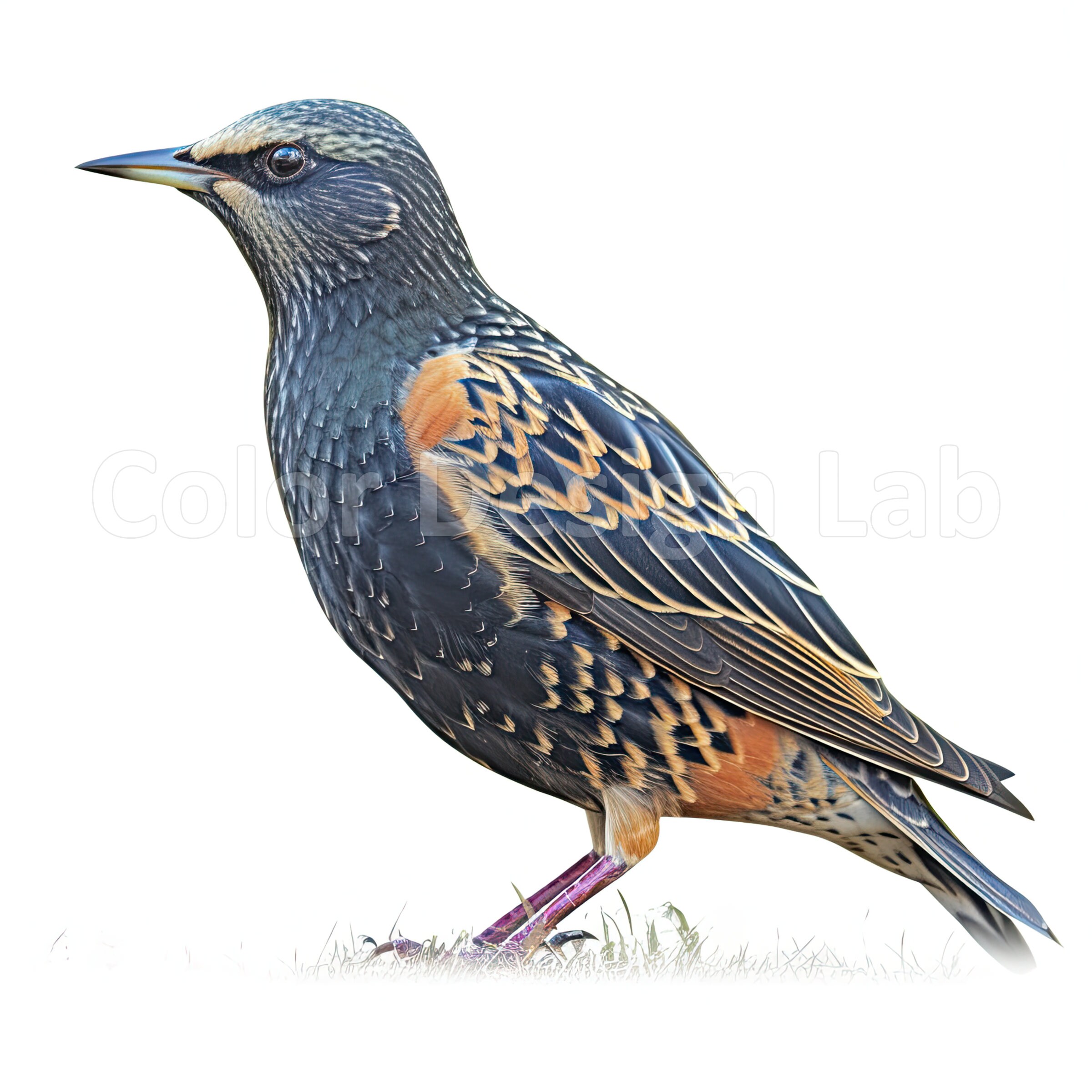 European Starling Clipart, Bird Art Digital Download, 8-piece High ...