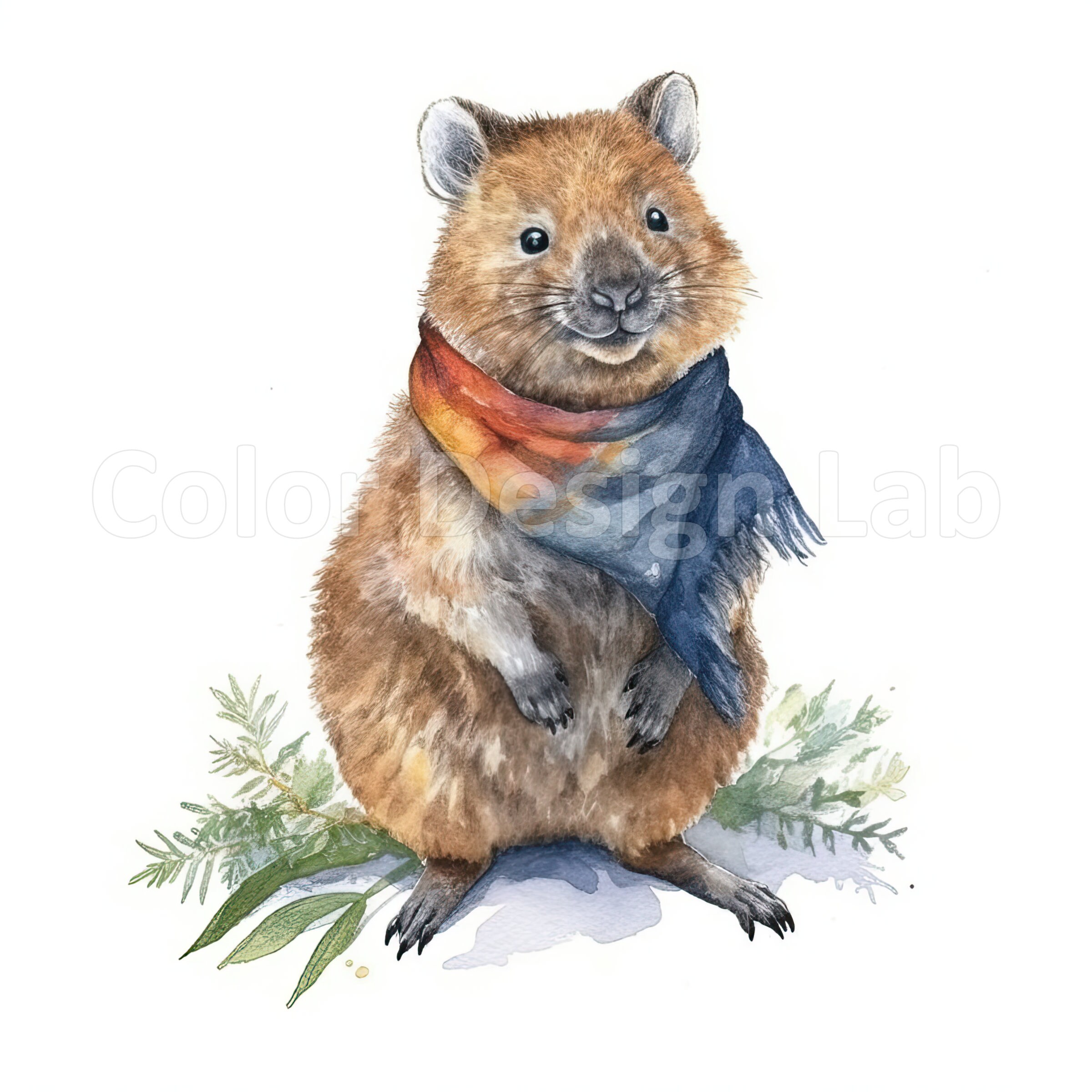 Happy Quokka Clipart Set 8 Printable PNG Files Commercial - Etsy