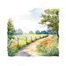 Country Lanes Printable Wall Art Set 8 Pngs of Country Road, Pathway ...