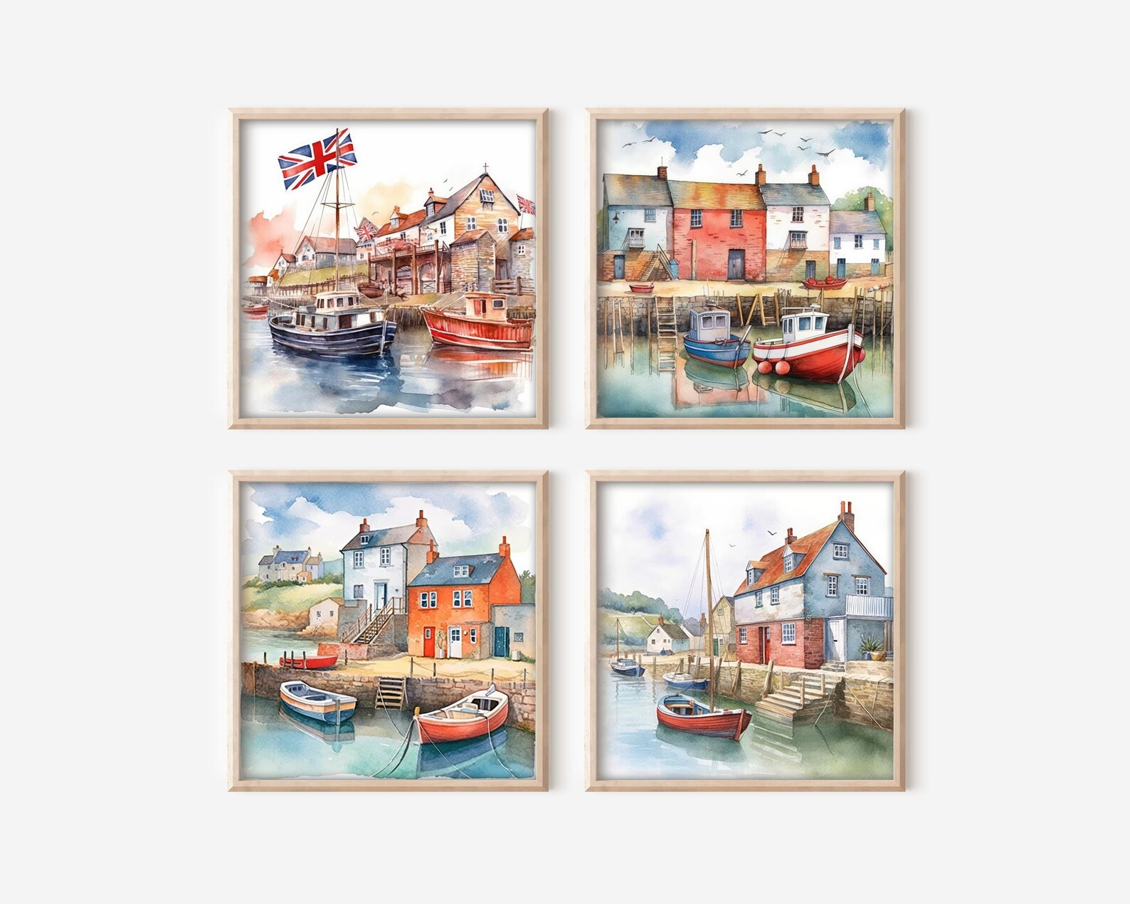 British Harbour Printable Clipart Set - 8 High-resolution PNG Images ...