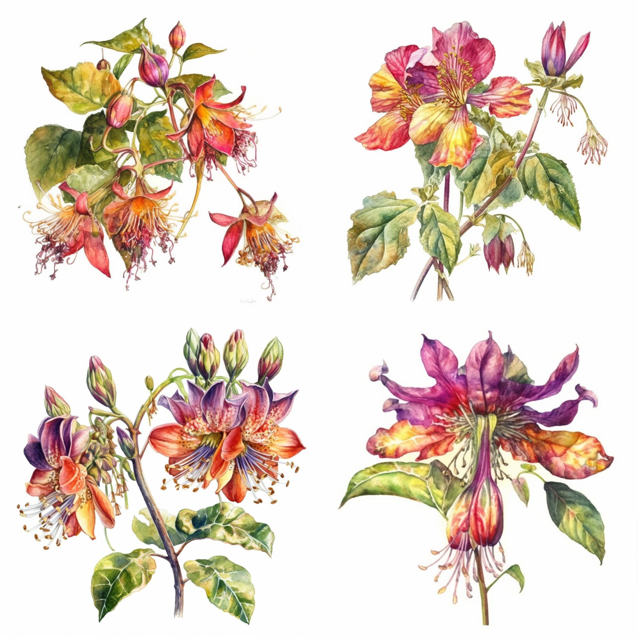 Kalachuchi Flower Clipart 12 PNG High-resolution Kalachuchi - Etsy