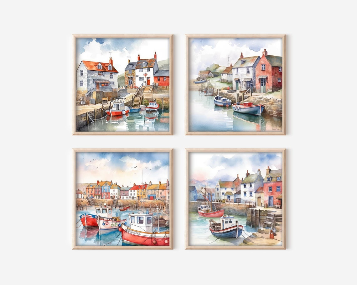 British Harbour Printable Clipart Set - 8 High-resolution PNG Images ...