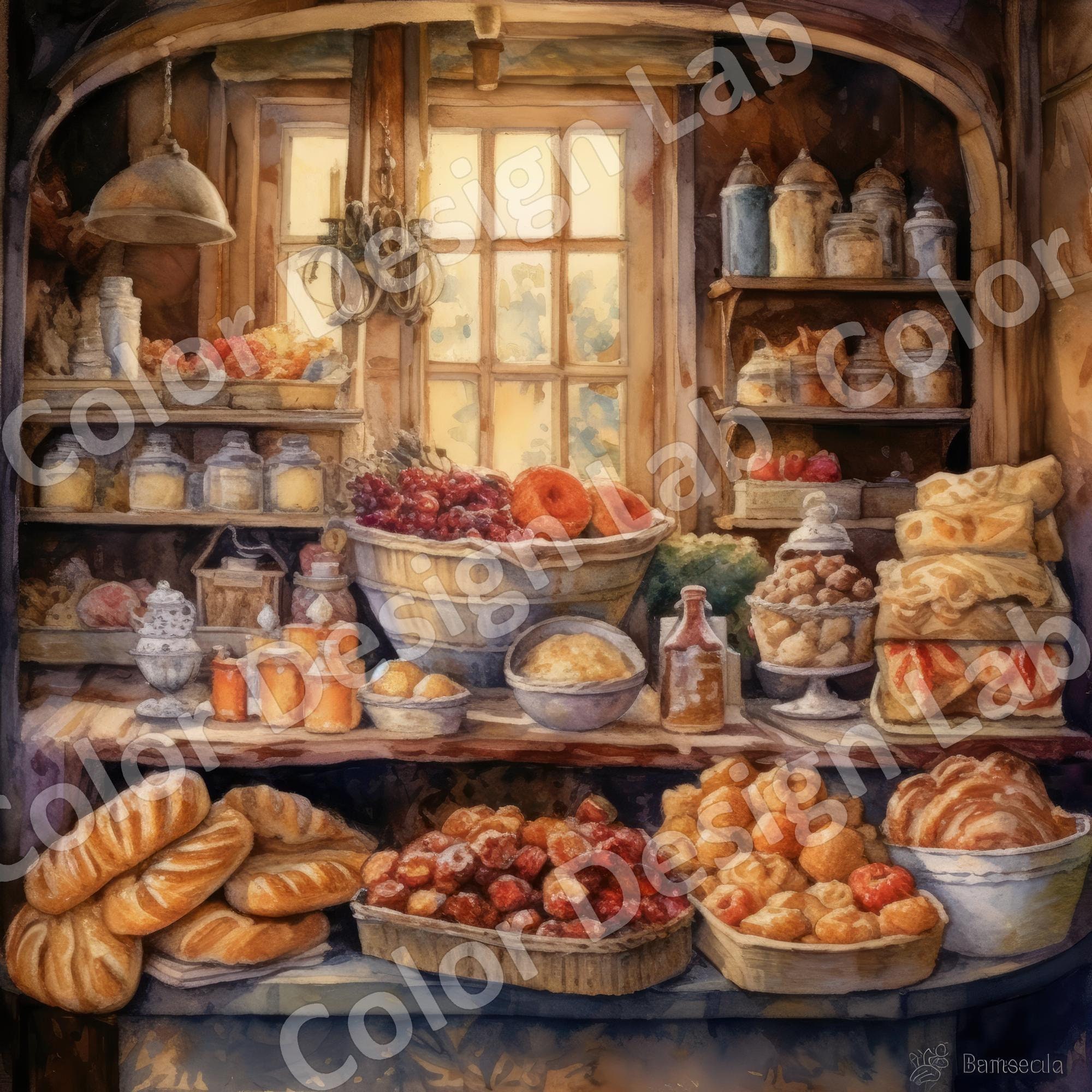 Bountiful Bakery Clipart Set 8 High-resolution PNG Images - Etsy