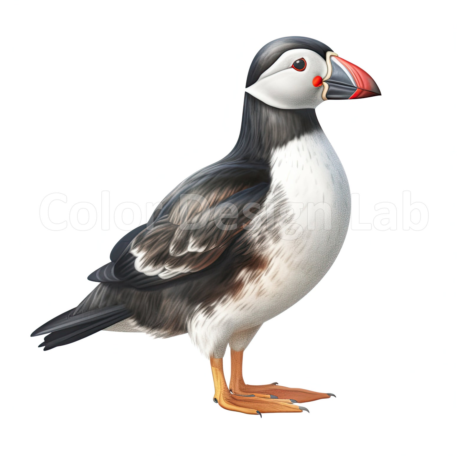 Atlantic Puffin Clipart Set 8 PNG High Resolution Digital - Etsy