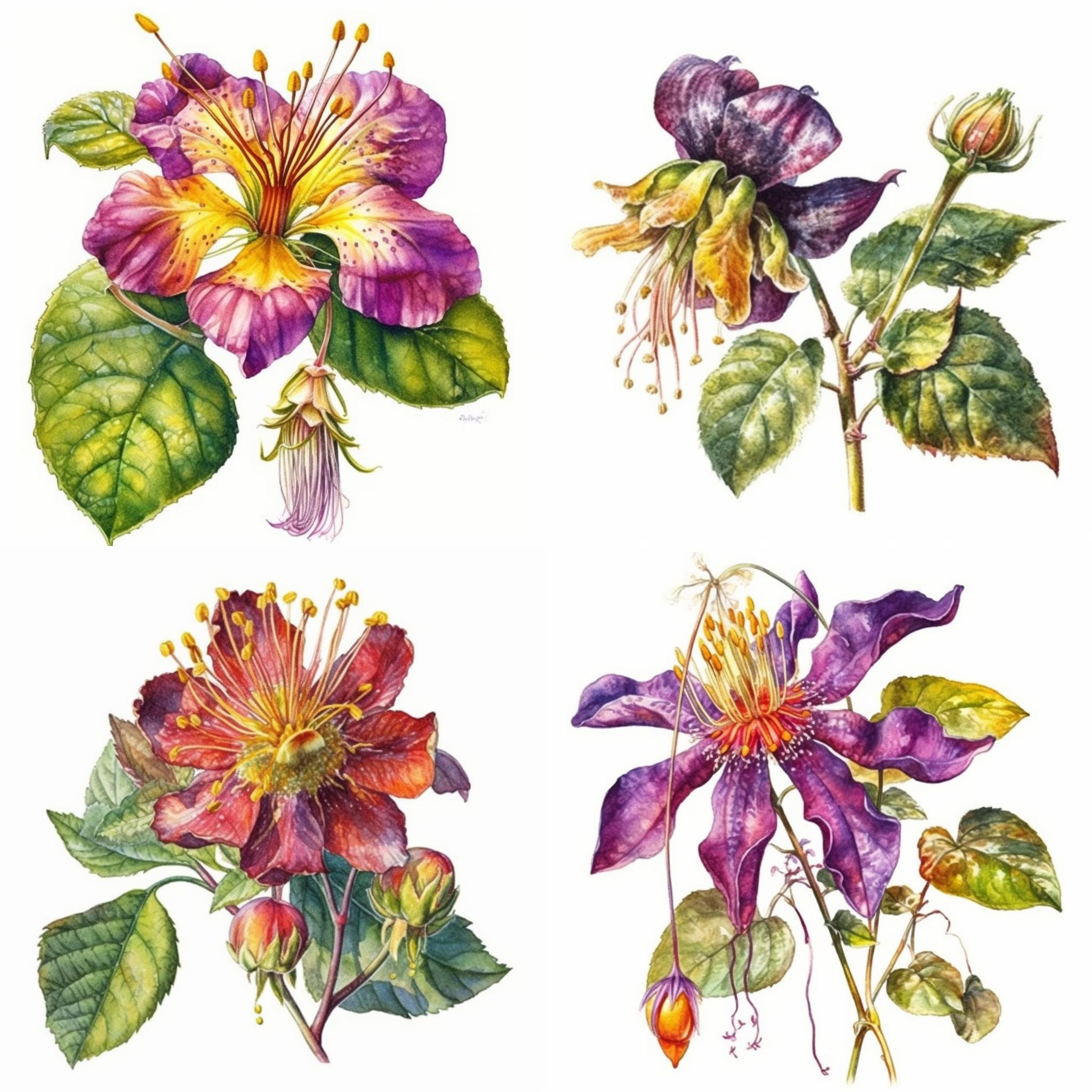 Kalachuchi Flower Clipart 12 PNG High-resolution Kalachuchi - Etsy