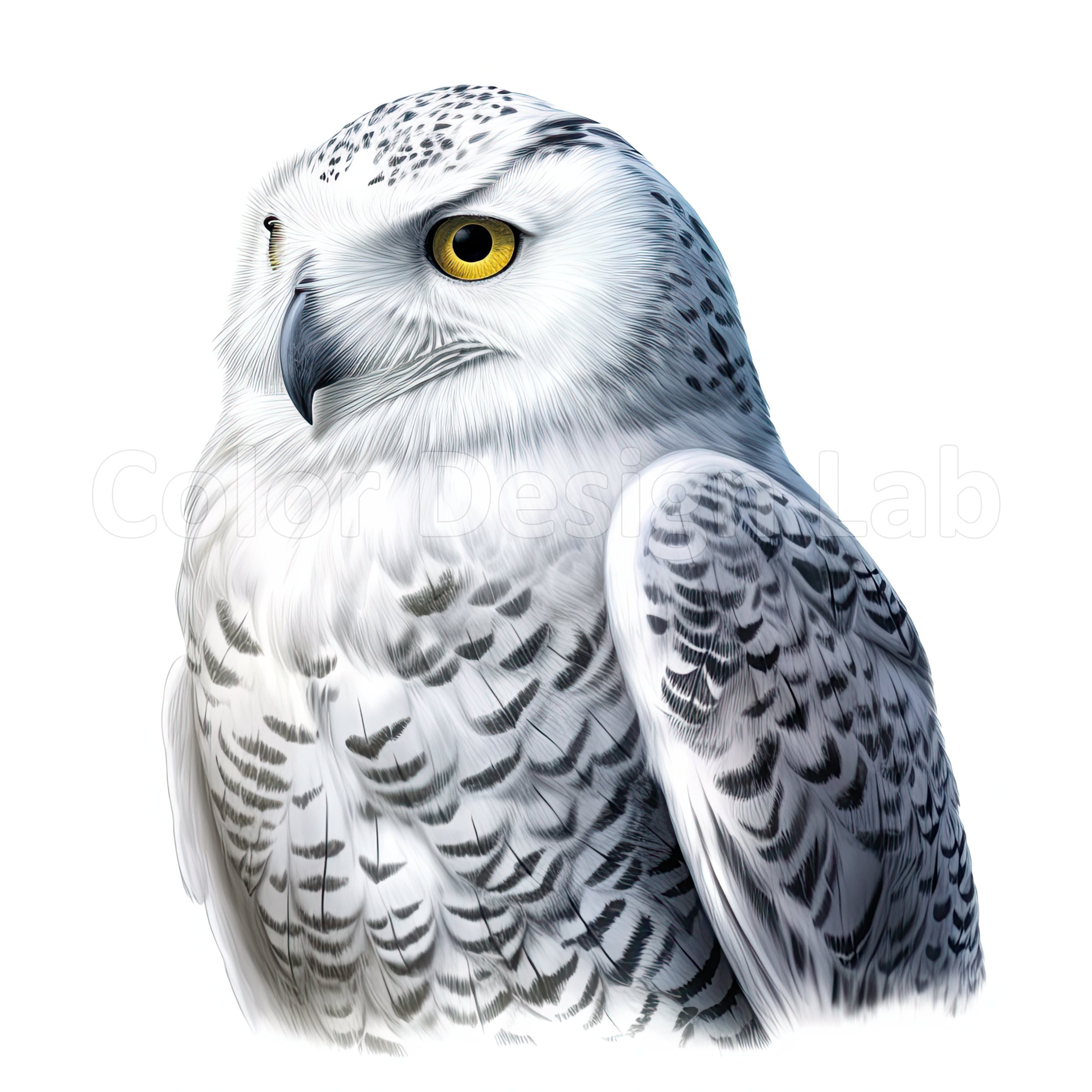 Snowy Owl Bundle - Set of 8 High-resolution Snowy Owl Printable Clipart ...
