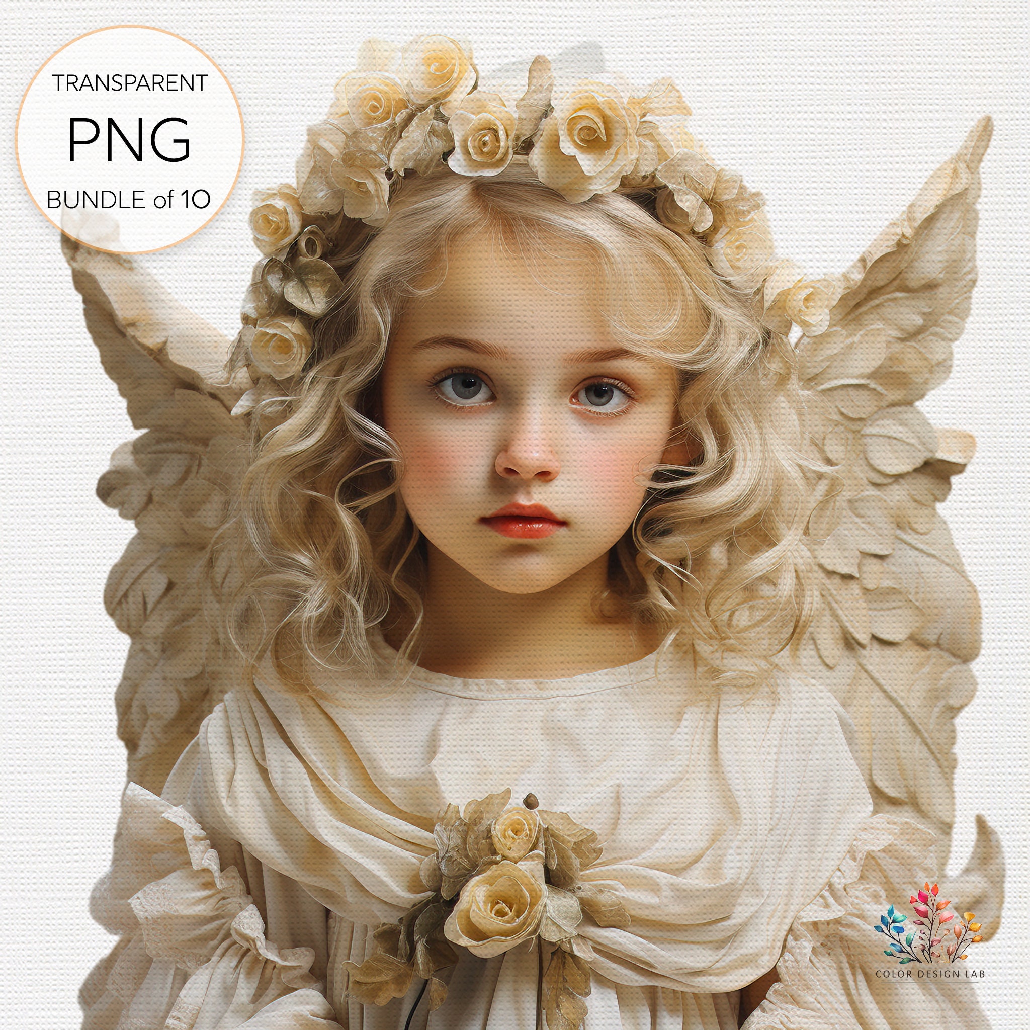 Victorian Angel of Health Clipart: Graceful Guardian - Etsy