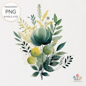 Cut Greens Clipart, Lush and Detailed Transparent Green Plants PNG ...