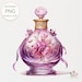Watercolor Vintage Perfume Bottles, Classic Fragrance Design, Elegant ...