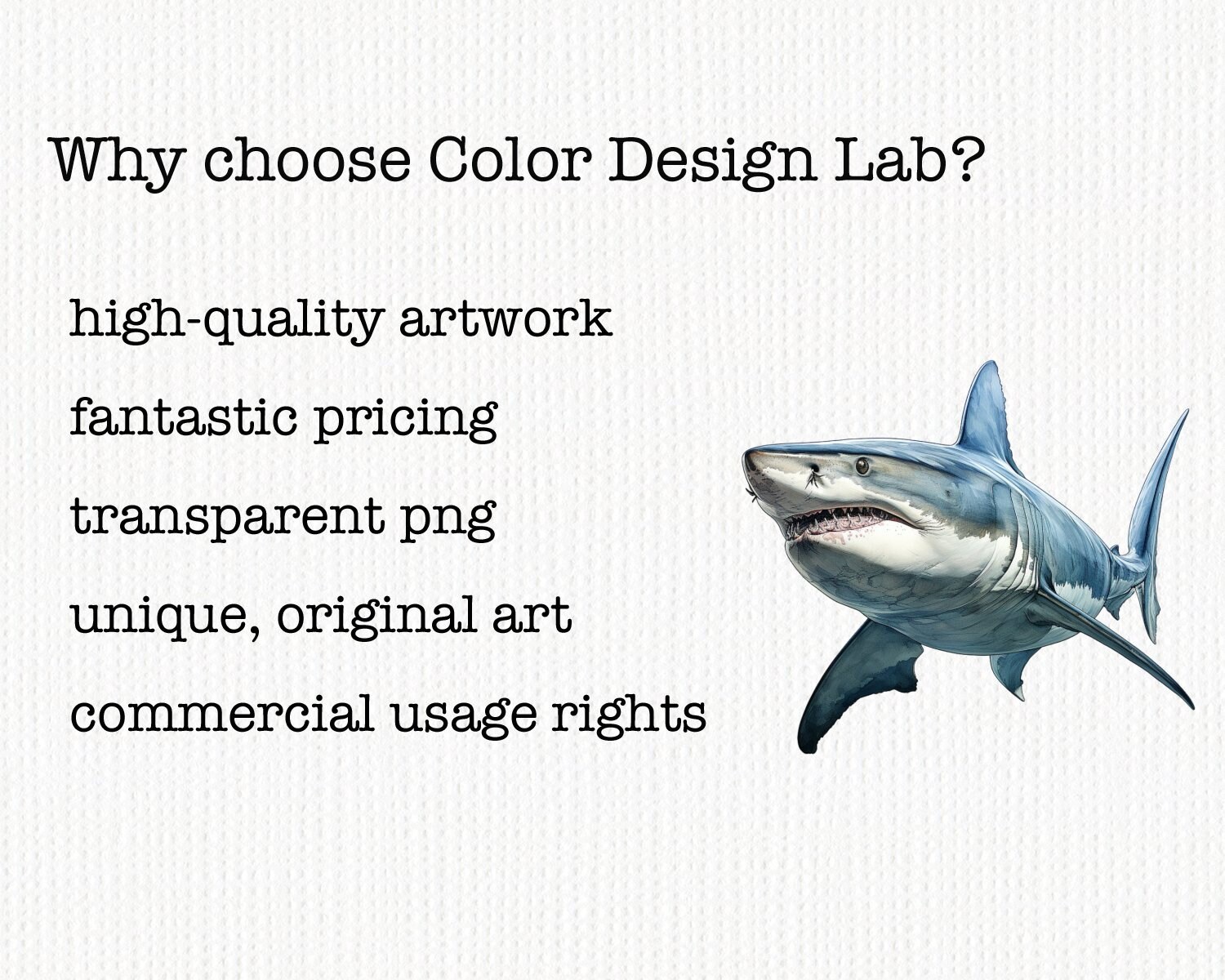 Shark Clipart Bundle 36 High Quality Transparent Watercolor - Etsy