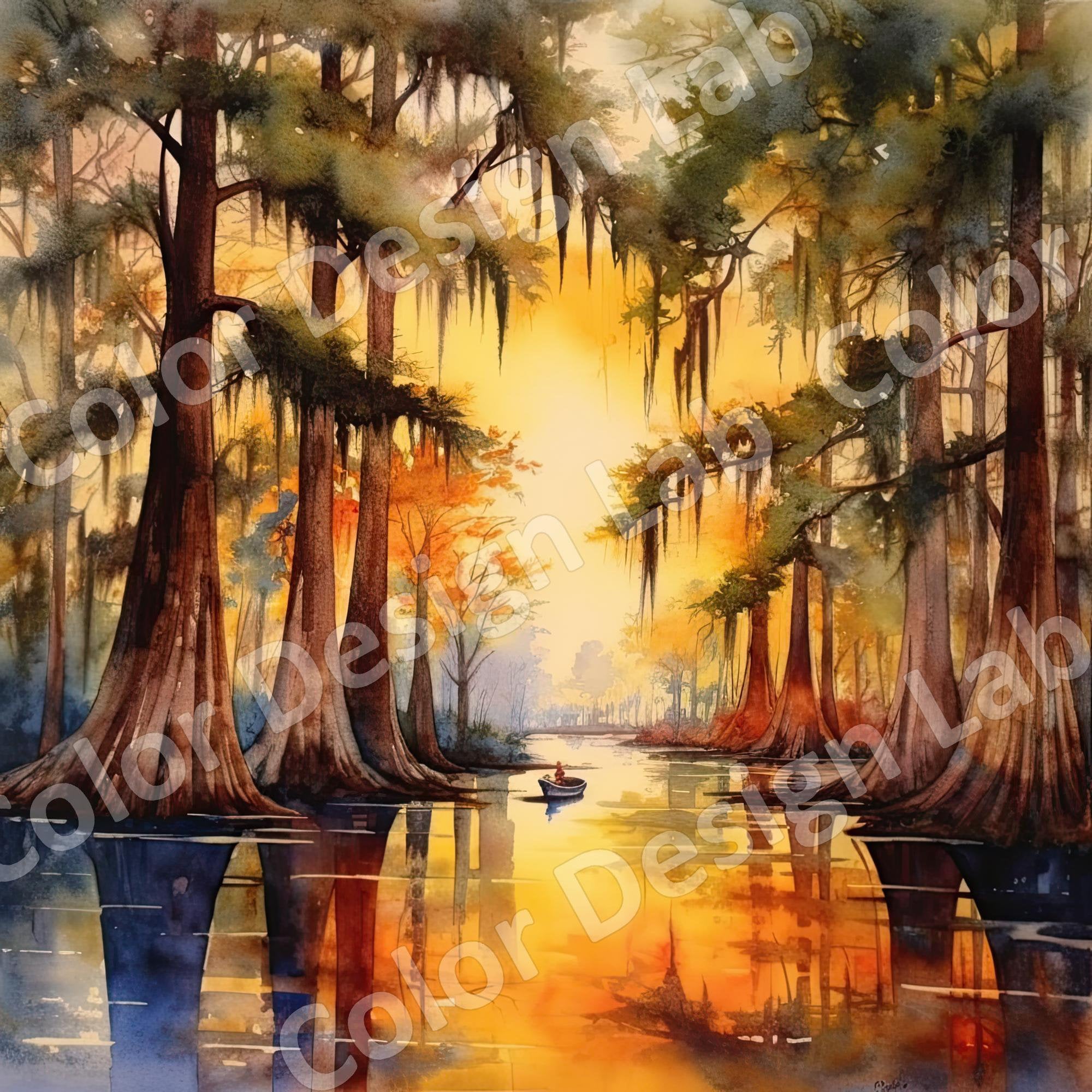 Louisiana's Bayou Country Printable Wall Art Set 8 - Etsy