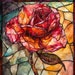 Stained Glass Rose Clipart Set of 8 PNG - High Quality, Digital ...