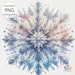 Elegant Snowflake Clipart Collection: Beautiful Transparent PNG Designs ...