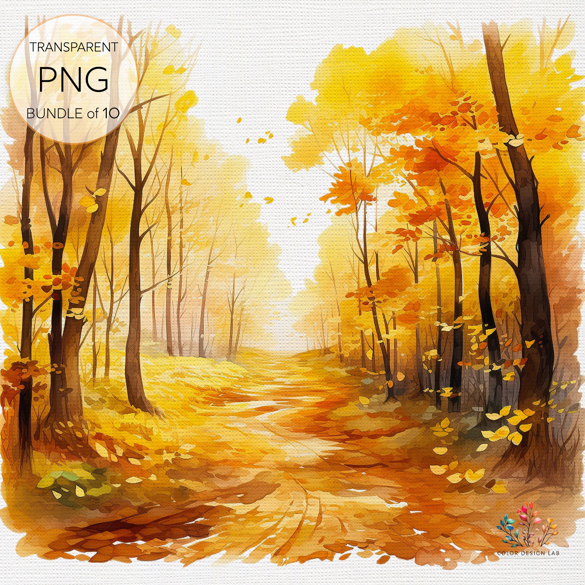 Fall Vibe Clipart: Transparent PNG Artistry Capturing - Etsy