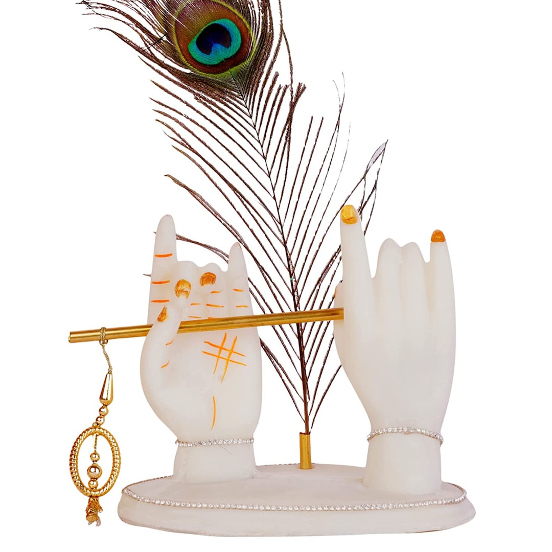 The Premium Krishna Hand With Flute for Gift Home Décor Krishna MURTI ...