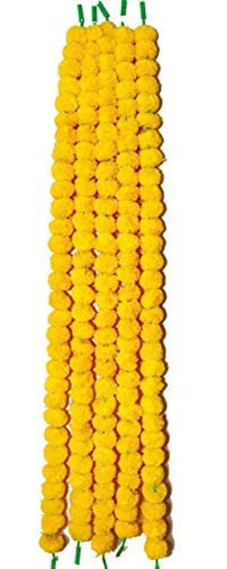 Critoanta Genda Phool Artificial Marigold Fluffy Flower/genda Phool ...