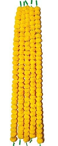 Critoanta Genda Phool Artificial Marigold Fluffy Flower/genda Phool ...