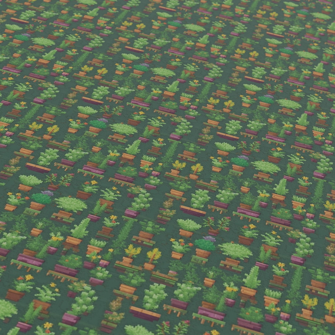 Pixel Art Themed Digital Paper Seamless Colorful, Printable Patterns ...