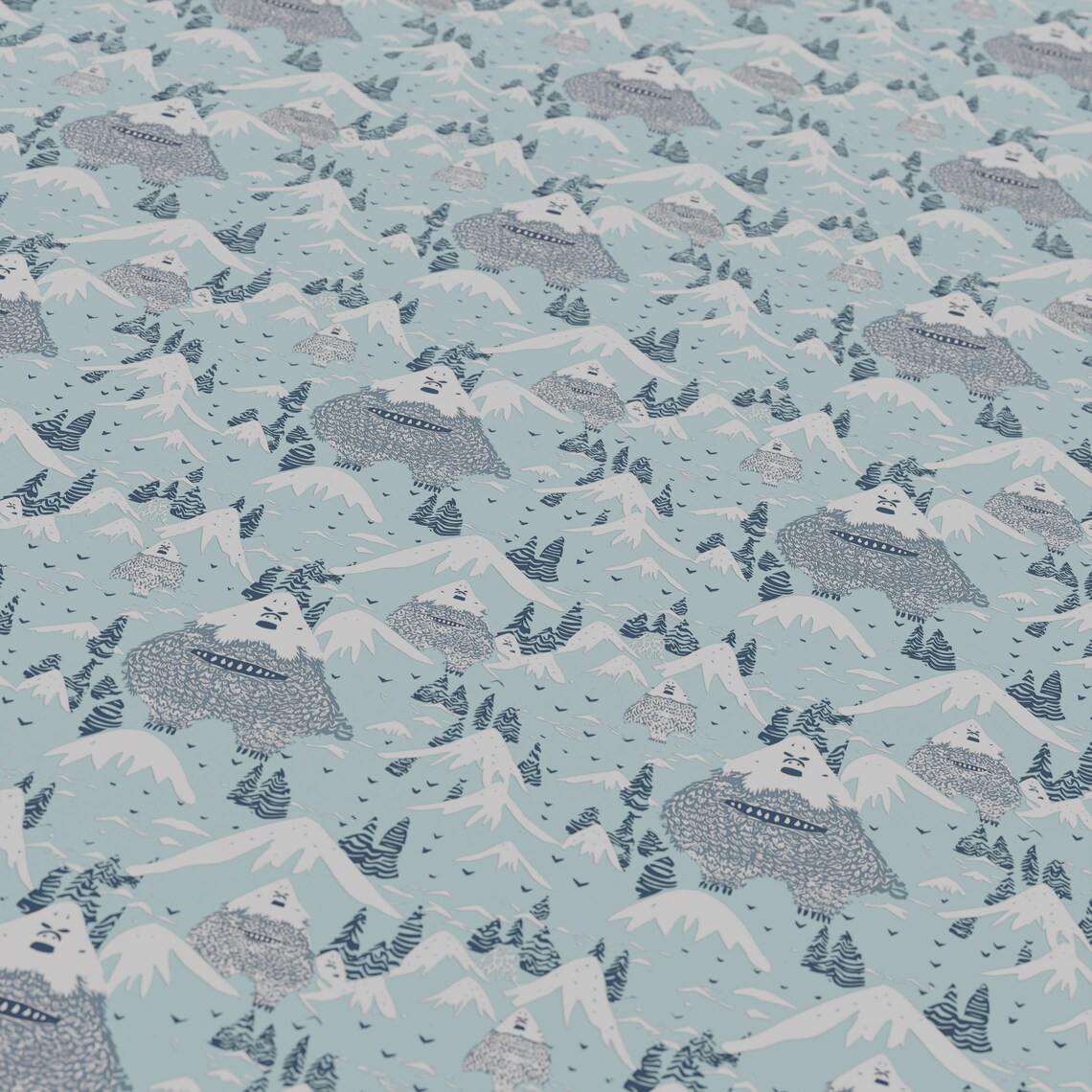 Cryptid Themed Digital Paper Seamless Mysterious Monster Patterns - Etsy