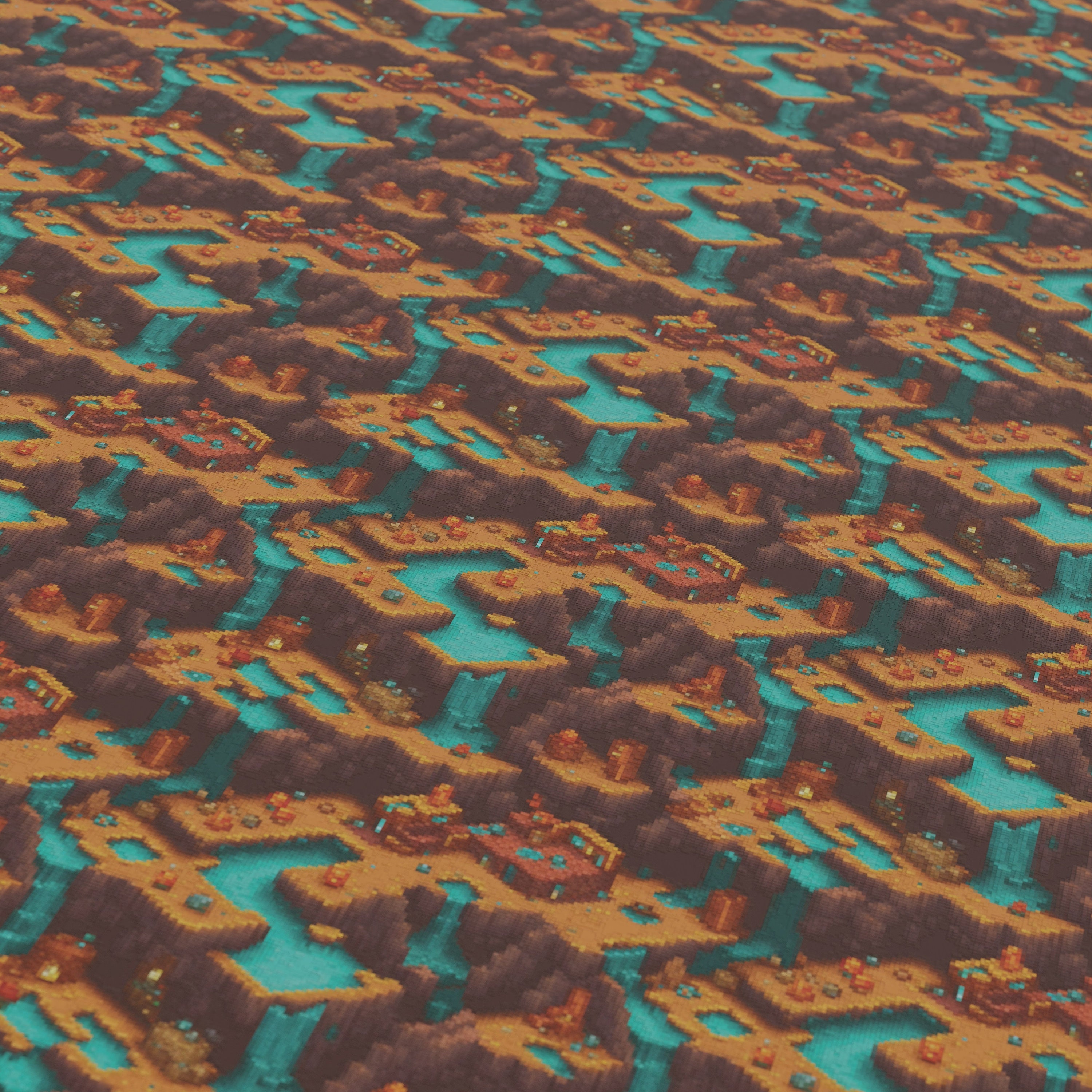 Pixel Art Themed Digital Paper - Seamless Colorful, Printable Patterns ...