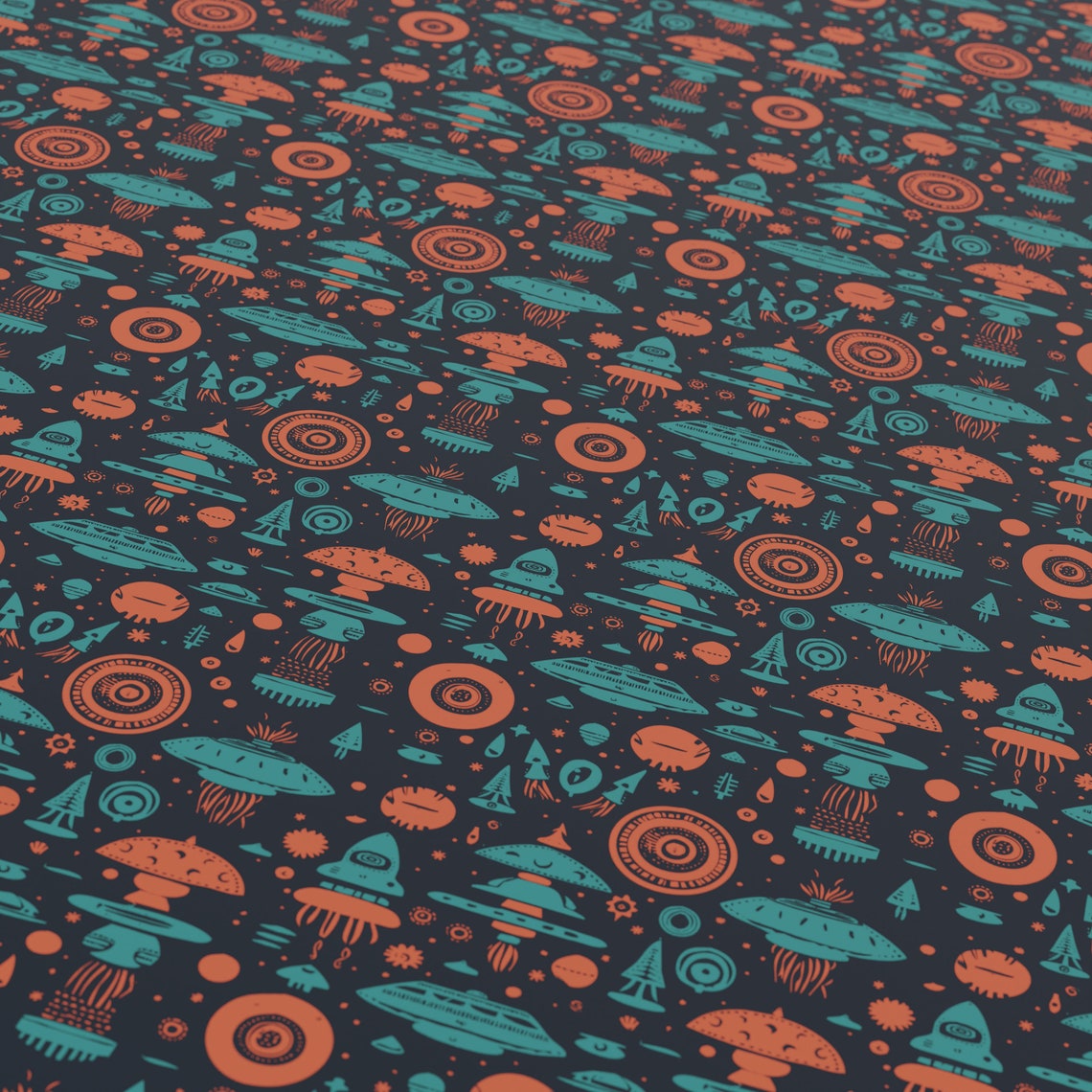 Cryptid Themed Digital Paper Seamless Mysterious Monster Patterns - Etsy