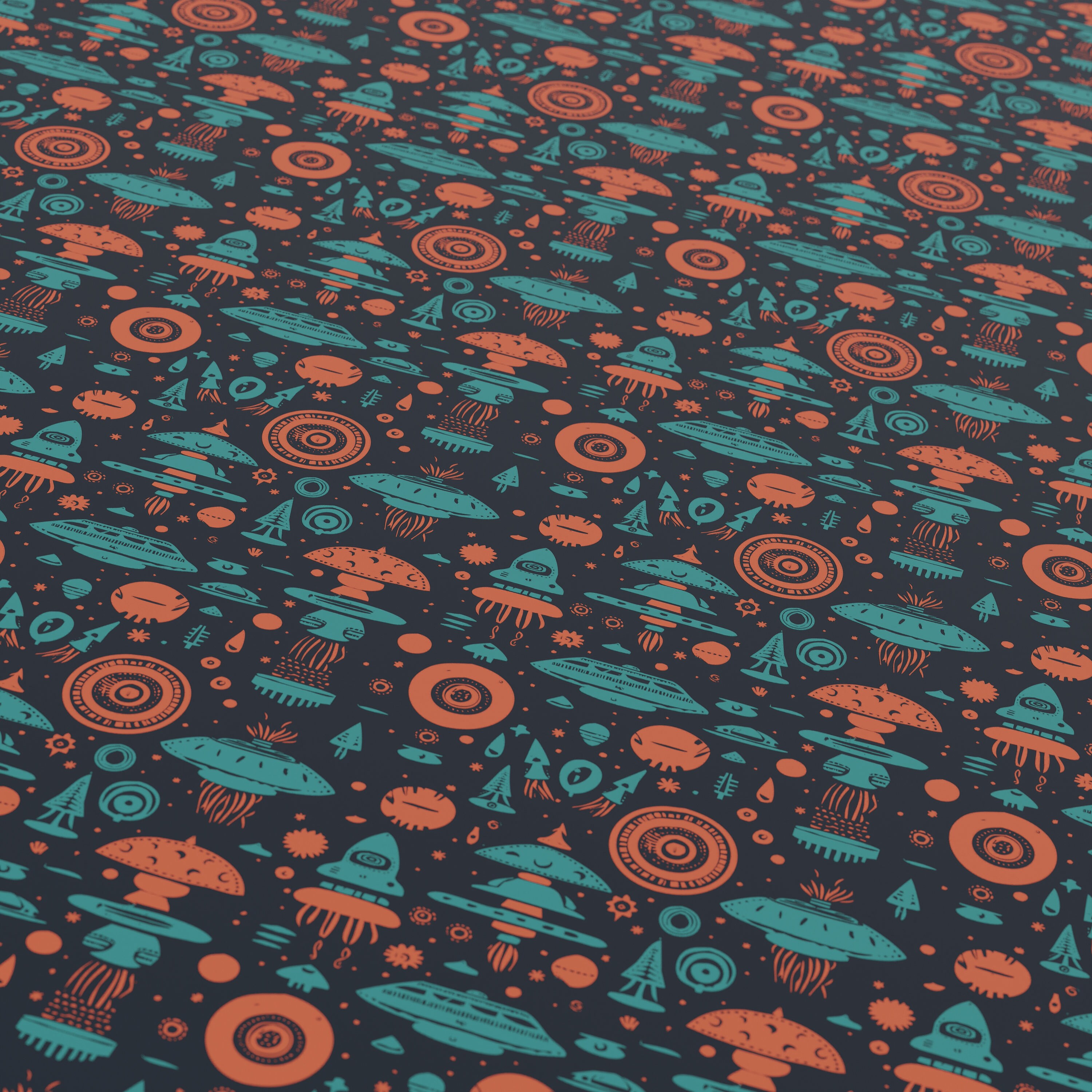 Cryptid Themed Digital Paper - Seamless Mysterious Monster Patterns - Etsy