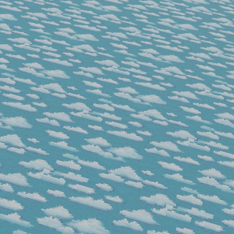 Pixel Art Themed Digital Paper - Seamless Colorful, Printable Patterns ...