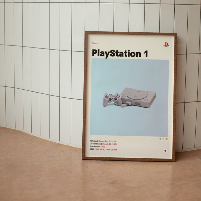 Playstation Poster - Etsy