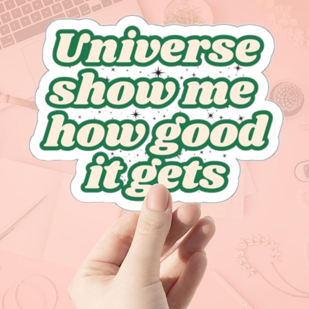 Manifestation Sticker for Manifesting Abundance Mantra Stickers ...