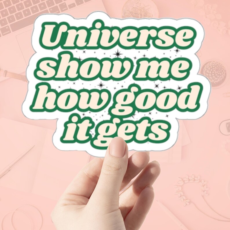 Manifestation Sticker for Manifesting Abundance Mantra Stickers ...