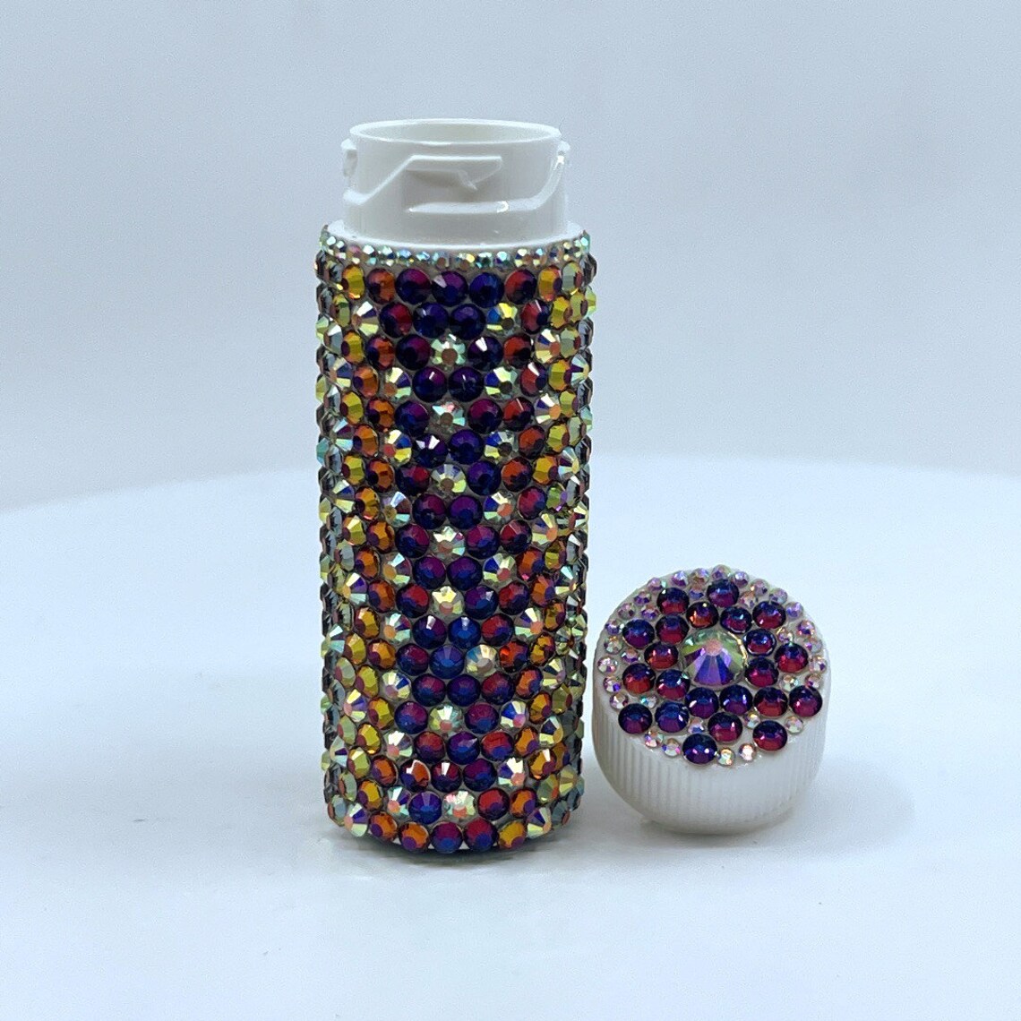 Blinged Travel Size Pill Bottle - Etsy