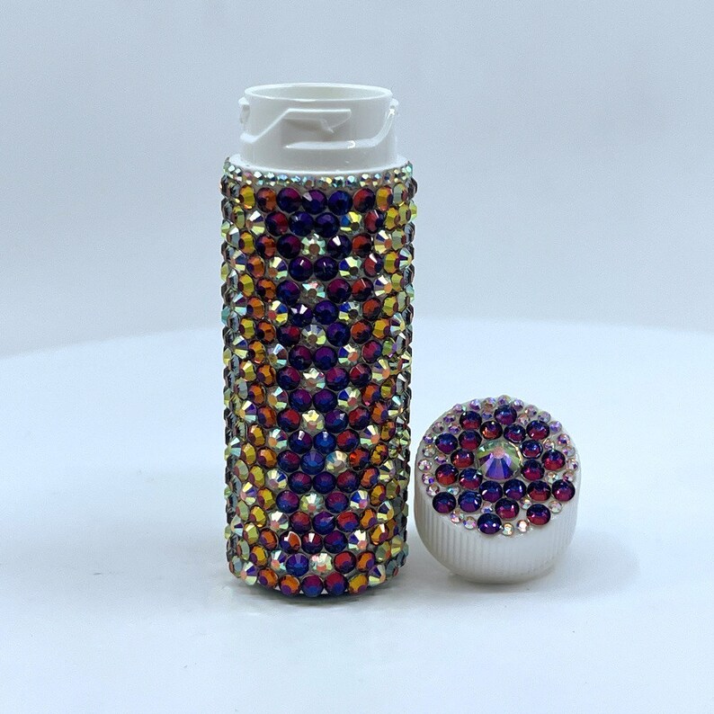 Blinged Travel Size Pill Bottle - Etsy