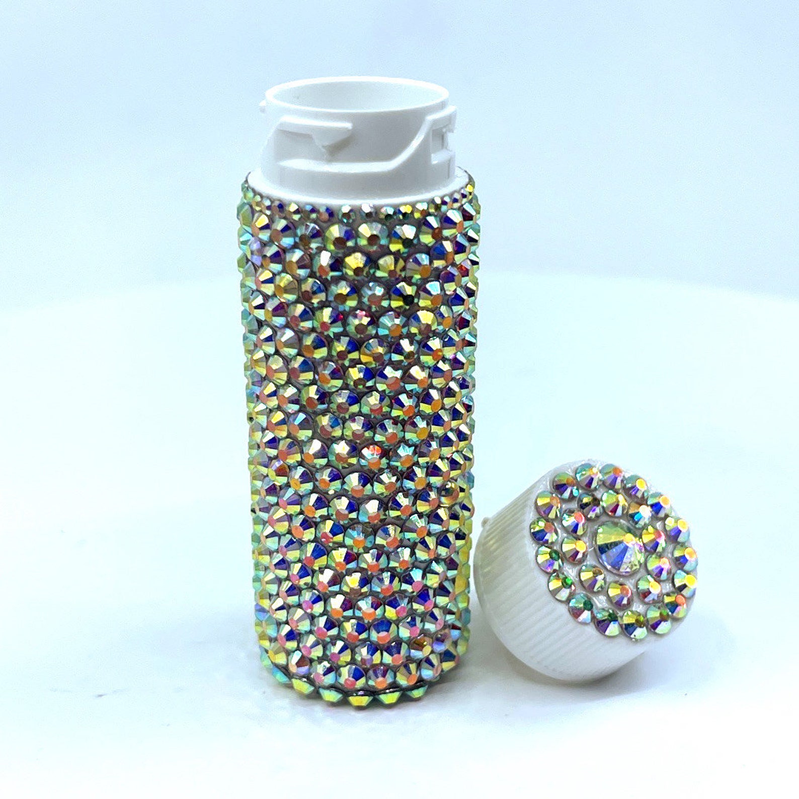 Blinged Travel Size Pill Bottle - Etsy