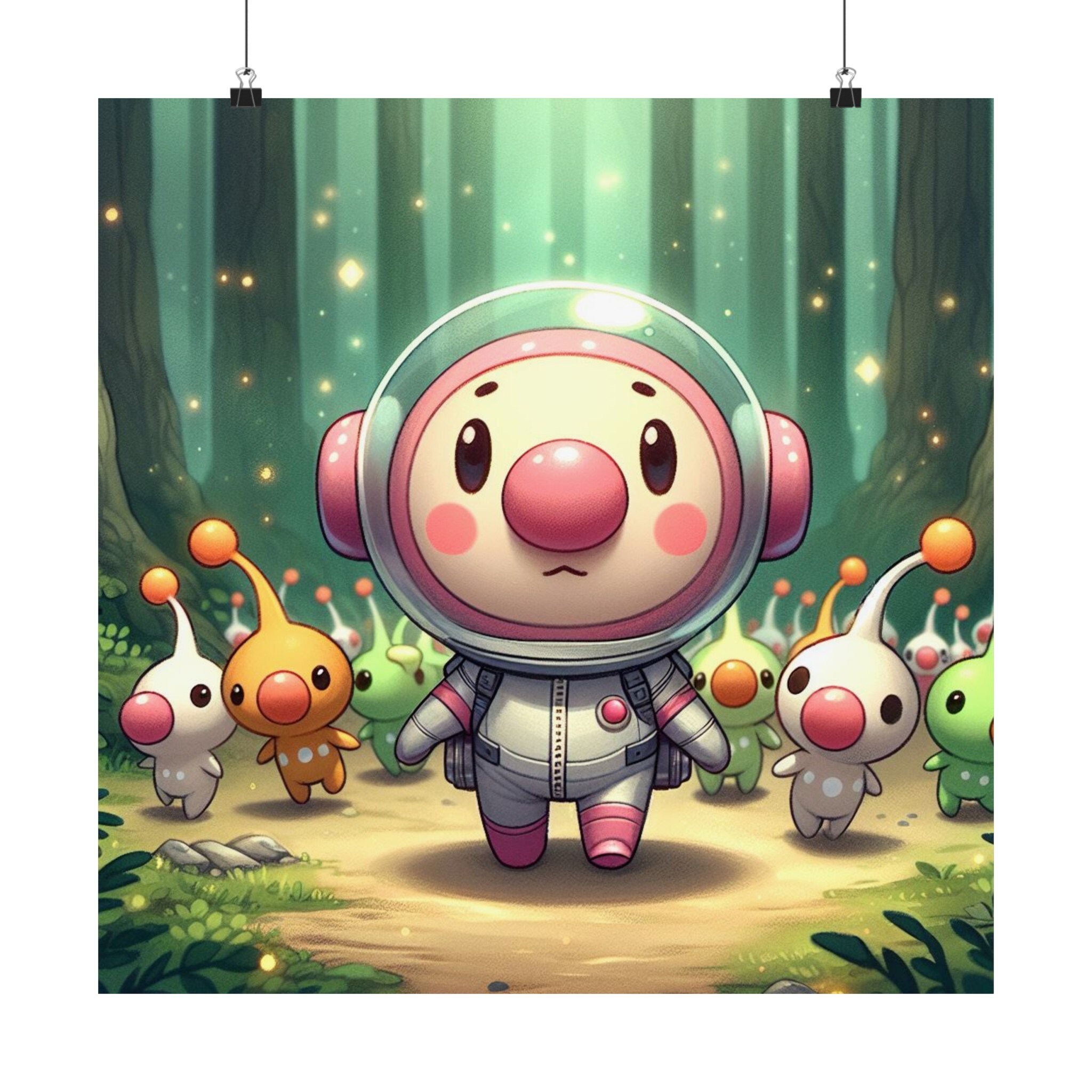 Adorable Pikmin Poster: Journey to a New World - Etsy