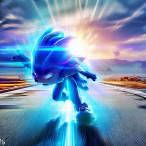 Sonic the Hedgehog Digital Art Prints svg, Jpg, & Png - Etsy