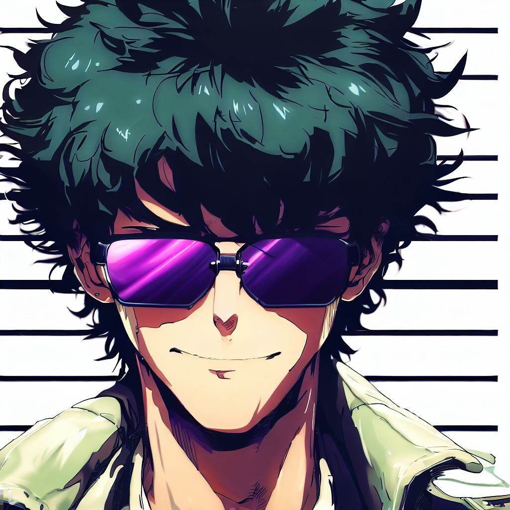 Cowboy Bebop Mugshot Collection: Spike Spiegel - Etsy